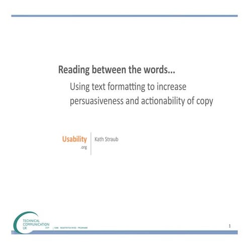 Reading Beyondthe Words Using text formatting to increase ...
