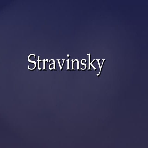 Stravinsky - The Rite Of Spring | PDF
