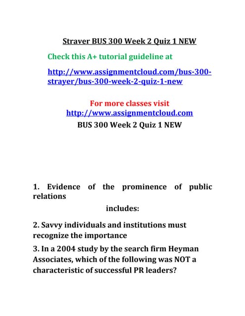 Uop bus-212-all-assignments | PPT | Business and Finance