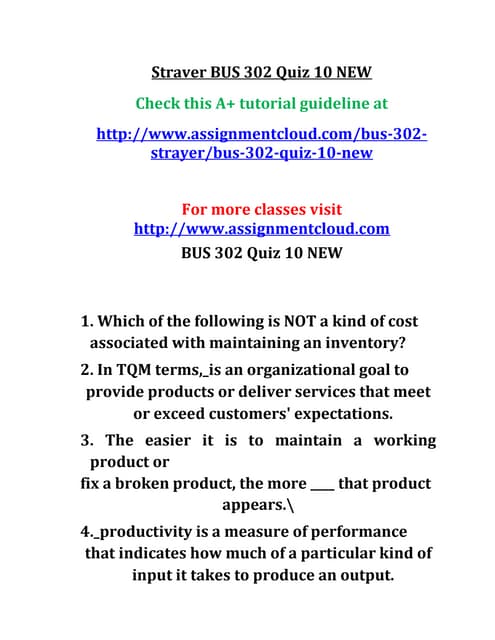 Uop bus-212-all-assignments | PPT | Business and Finance