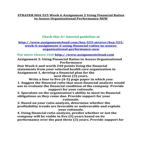 CompetencyAnalyze financial statements to assess performance.docx