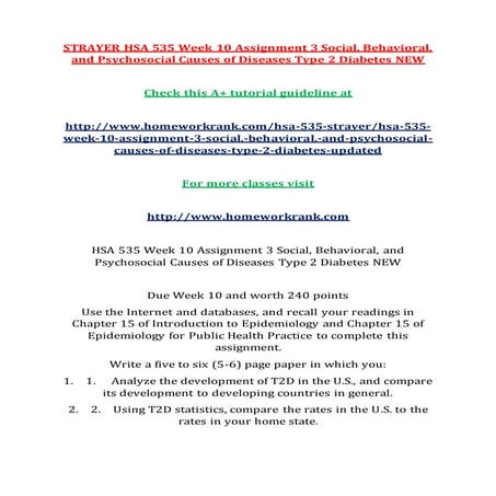 Strayer hsa-535-week-10-assignment-3-social | PPT