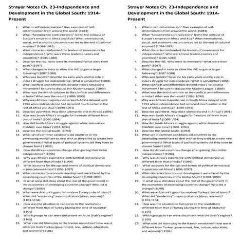 Strayer notes ch. 23 | DOCX