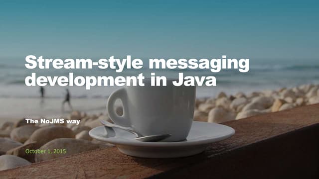 Stream Style Messaging Development With Rabbit Active Zeromq And Apache Kafka By Vyacheslav