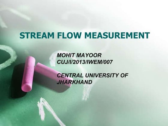 Velocity measurement using current meter | PDF | Physics | Science