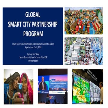 Global Smart City Partnership Program - Smart Cities Summit 2018 ...