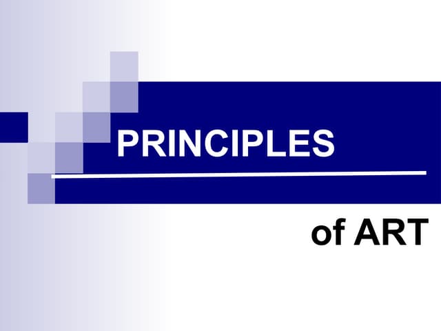Elements & Principles of Art Design PowerPoint | PPTX