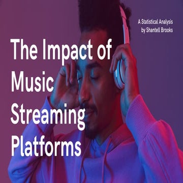 The Impact of Music Streaming Platforms | PDF