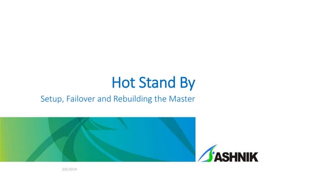 Streaming Replication In Postgresql Ppt