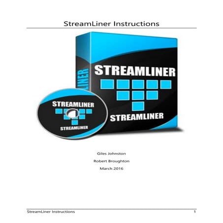 StreamLiner instructions - Learn how this continuous improvement ...