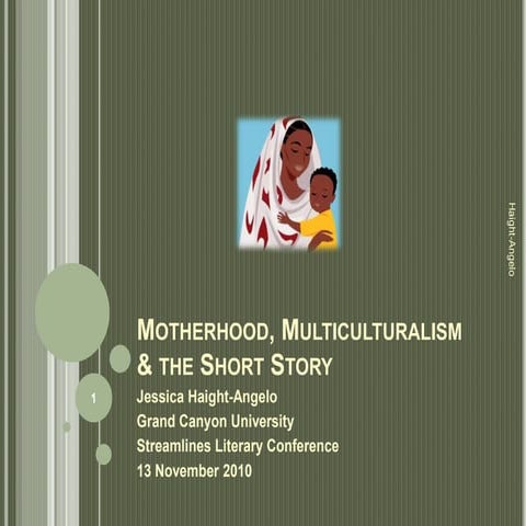 Motherhood, Multiculturalism & the Short Story | PPT