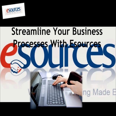 Streamline Your Business Processes With Esources Ppt