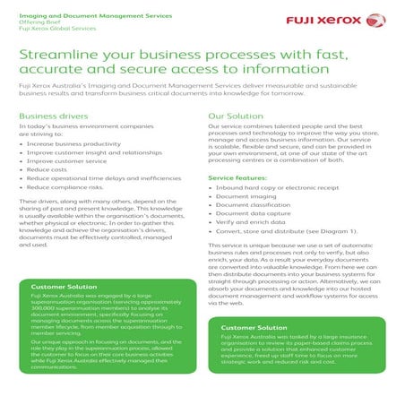 Streamline your business processes with fast, accurate and secure ...