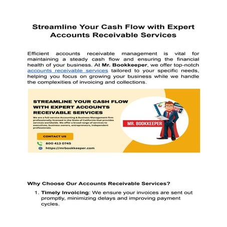 Streamline Your Cash Flow with Expert Accounts Receivable Services | PDF