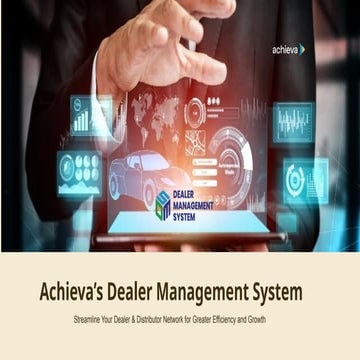 Streamline Your Dealer & Distributor Network for Greater Efficiency and ...