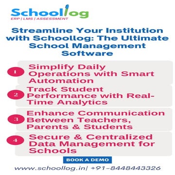 Streamline Your Institution with Schoollog The Ultimate School ...