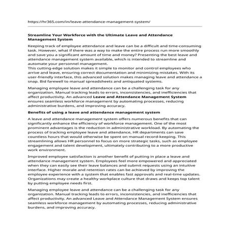 Fusion absence management explained with examples | PDF