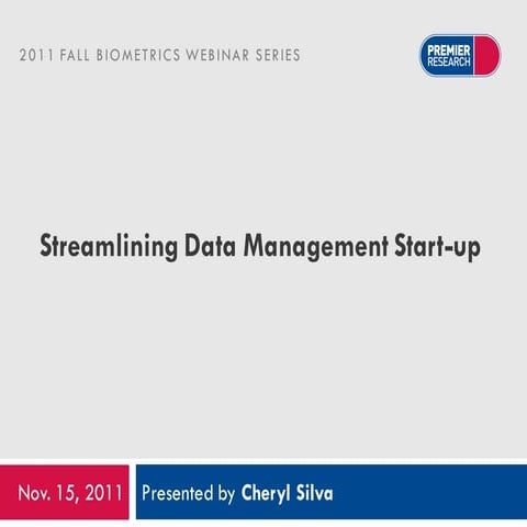 Streamlining Data Management Start Up Pdf Databases Computer