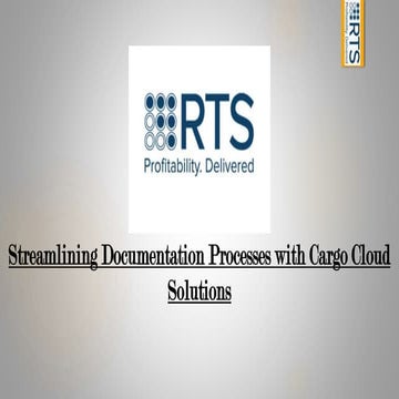 Streamlining Documentation Processes With Cargo Cloud Solutions Pdf