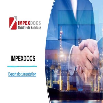 Streamlining Export Documentation with Export Documentation Software | PPTX