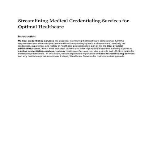 Unlocking the Essentials Healthcare Provider and Medical Billing Credentialing Services.pdf