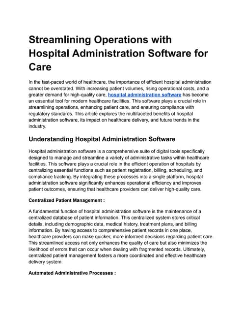 Patient Management App | PDF