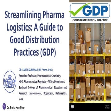 Good Distribution Practices | PPTX