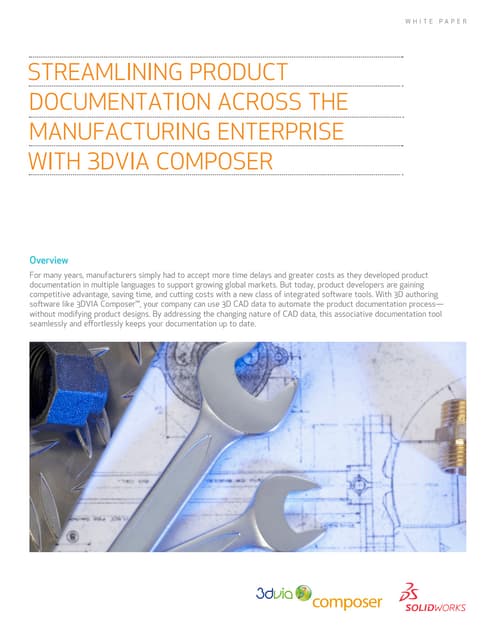 Streamlining product documentation | PDF Streamlining product documentation | PDF