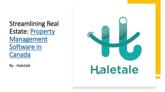 Property Management Software | PDF | Real Estate Industry | Industries