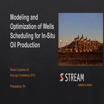 Stream systems anylogic presentation | PPT