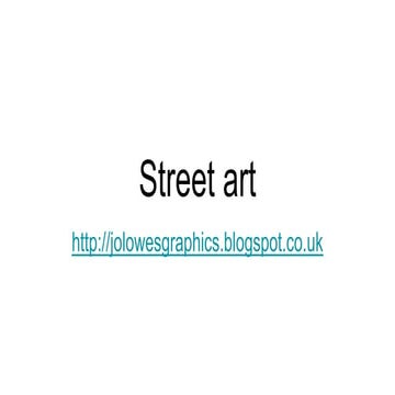 Street art | PPT