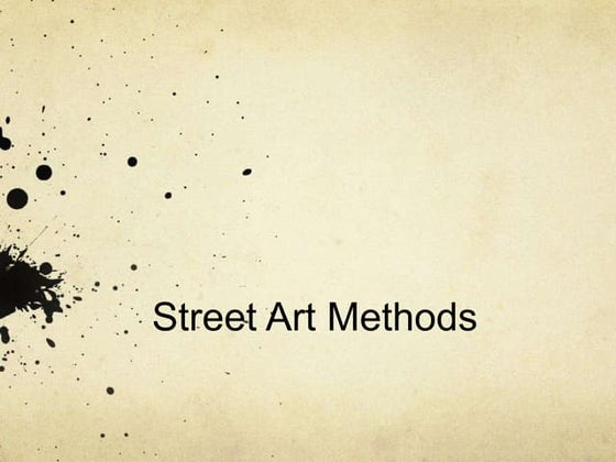 Graffiti Presentation | PPT