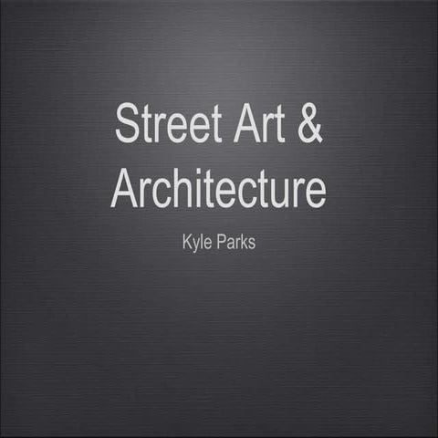 Street art presentation | PPT