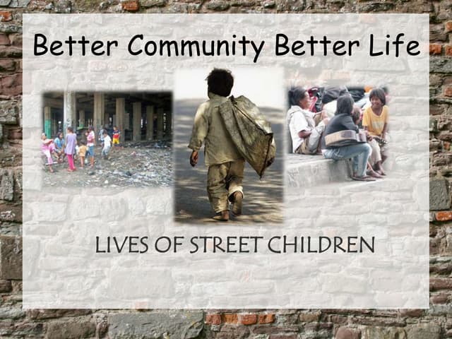 Help Street Children Break Free from Poverty | DOCX