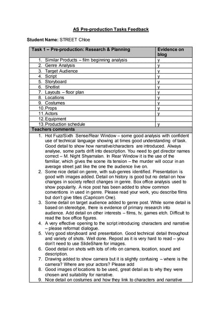 Production schedule | PPT