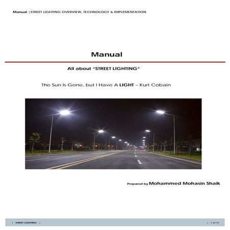Street lighting | PDF