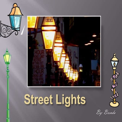 Street lights tech | PPTX
