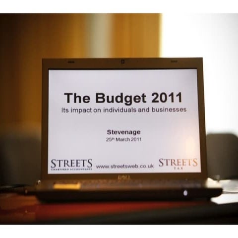 Photographs of Streets Budget Roadshow 2011 | PPT
