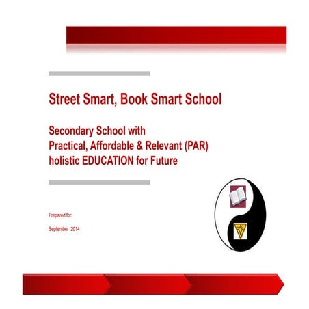 Streetsmartbooksmart- new 4Ps model | PDF | Secondary Education | Education