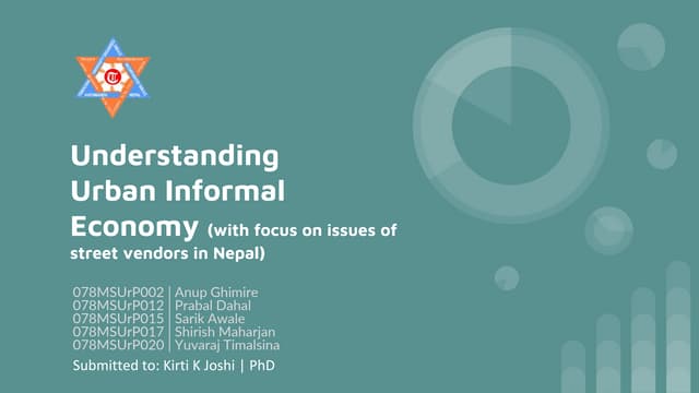 Formal vs informal sectors | PPTX