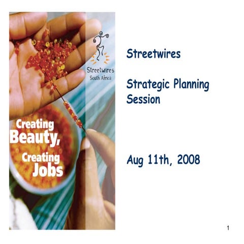 Streetwires Strategic Planning Aug08 | PPT