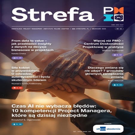 Strefa PMI Nr 50, wrzesień 2025 - Project Management Quarterly | PDF