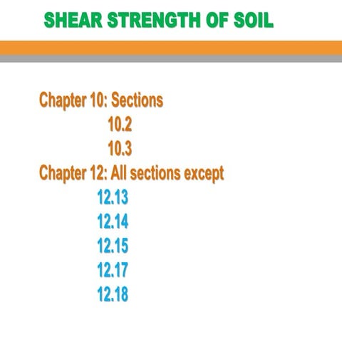 Shear strength of soil | PDF