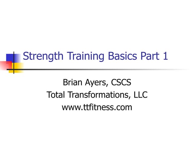 TRX training | DOCX