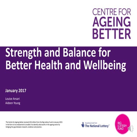 Strength and Balance for Better Health and Wellbeing | PPT