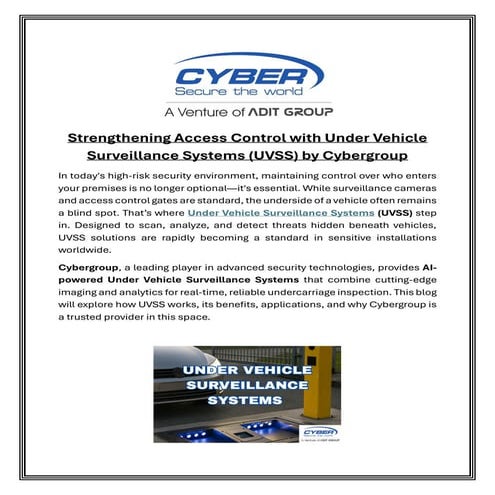 Strengthening Access Control with Under Vehicle Surveillance Systems (UVSS) by Cybergroup.pdf