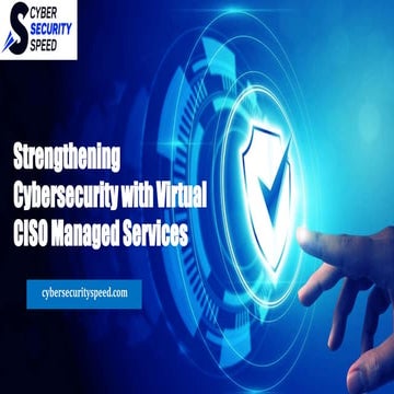 Strengthening Cybersecurity with Virtual CISO Managed Services | PDF