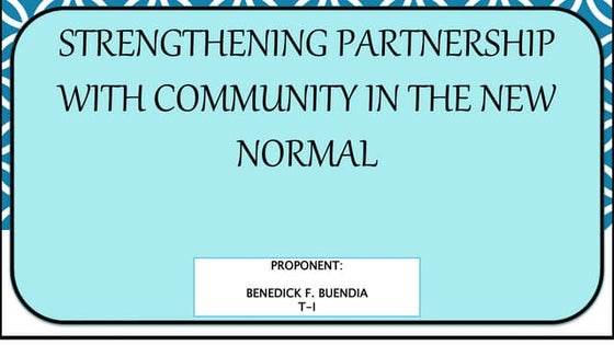 School community partnership | PPT