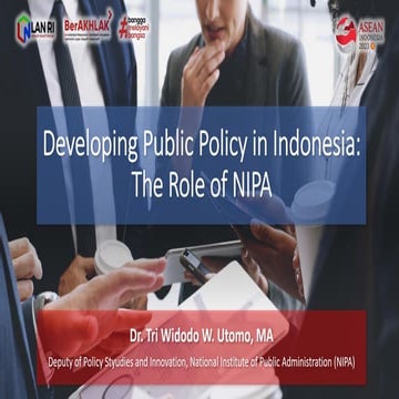 Strengthening Public Policy in Indonesia | PPT