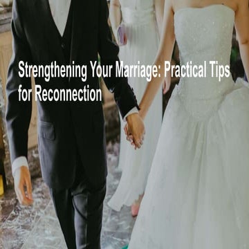 Save Your Story: Powerful Strategies to Rebuild Your Marriage | PPTX